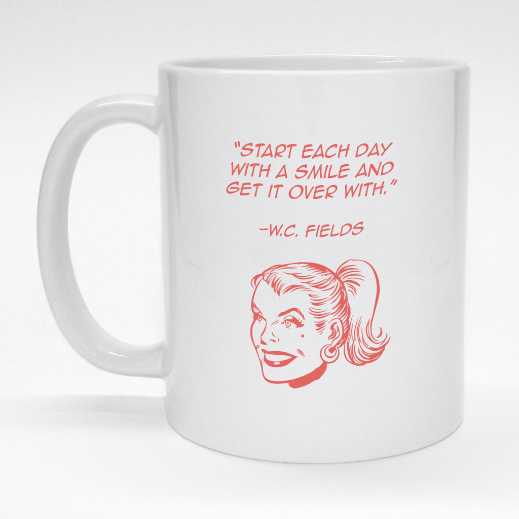 Start Each Day Mug | Office Coworker Coffee/Tea Gifts | Atomic Mugs