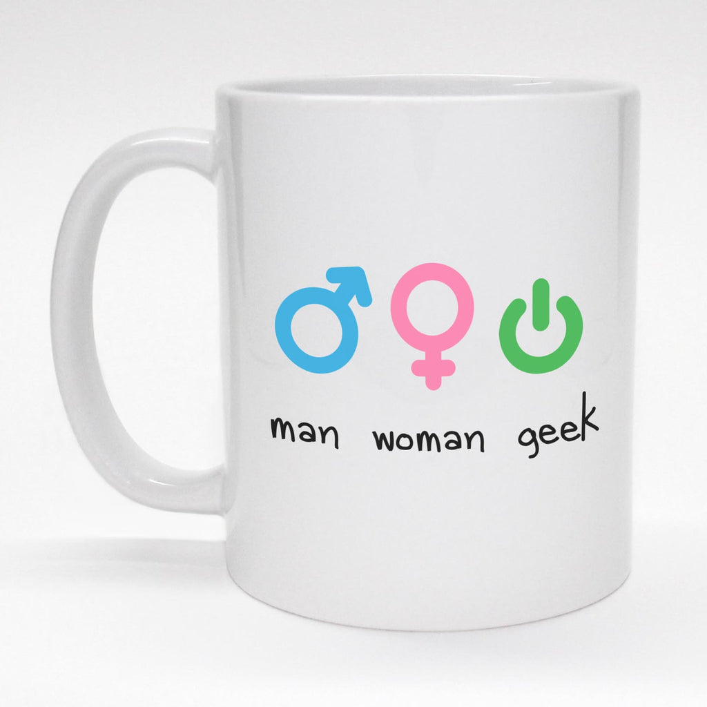 Man Woman Geek | Atomic Mugs
