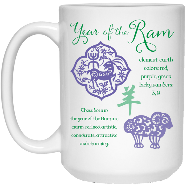 Year of the Ram Mug | Chinese Horoscope/Zodiac Gifts | Atomic Mugs