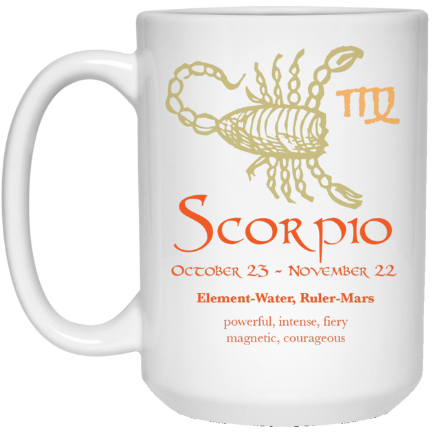 Scorpio Horoscope Mug | Zodiac & Astrology Gifts | Atomic Mugs